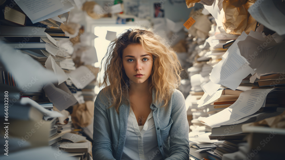 Work Stress, Office Overwhelm, Paperwork Burden, Mental Health ...