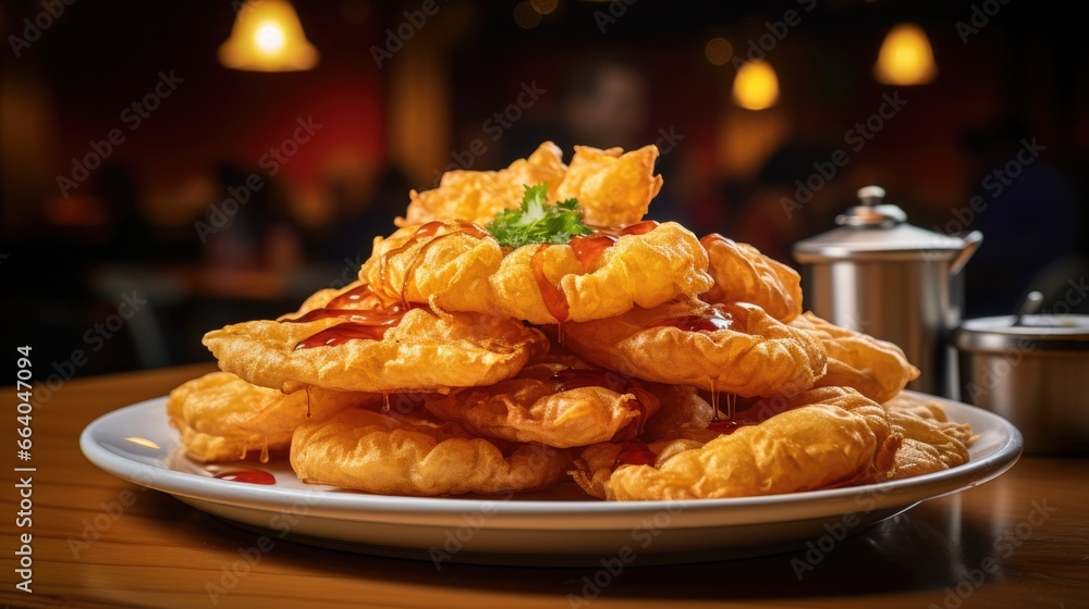 Frybread: A beautifully styled shot of freshly fried pieces of frybread ...