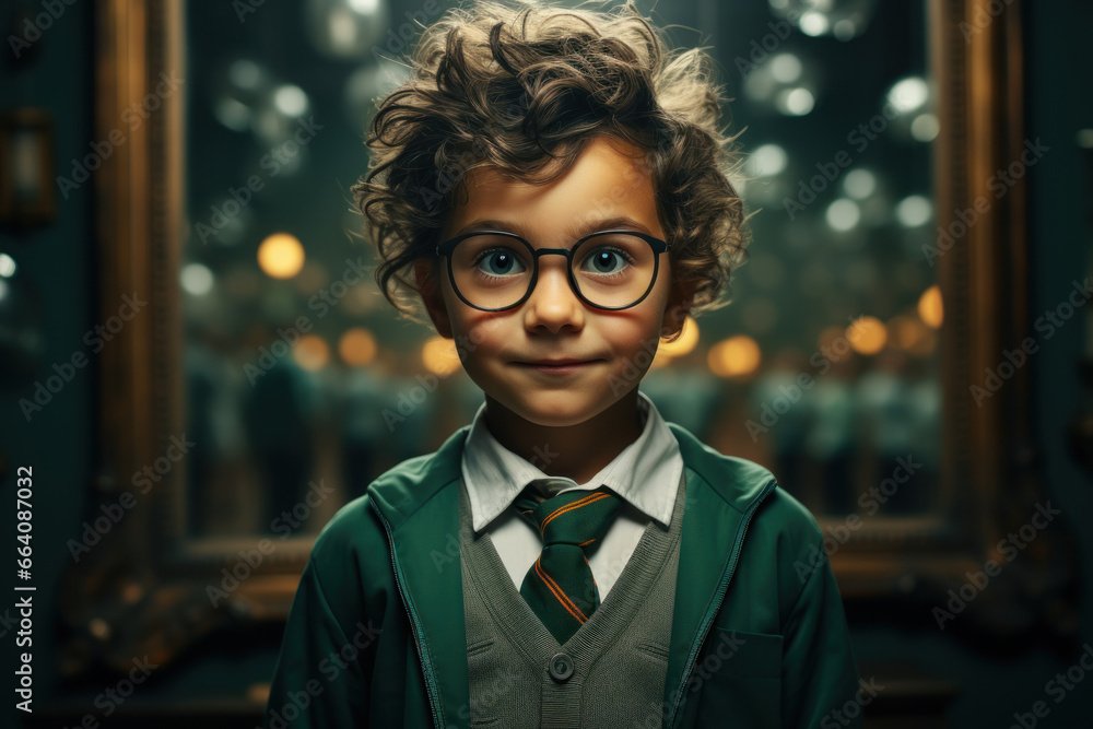 A child's self-portrait filled with self-doubt and confusion ...