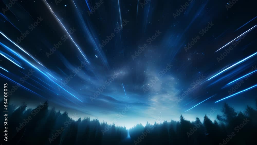 Celestial Trails Inspired by the celestial universe, this abstract ...