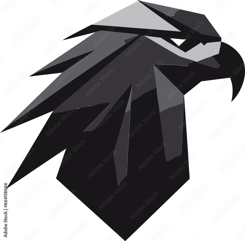 Black Hawk Predator Logo A Vector Logo for the Feared Black Hawk ...