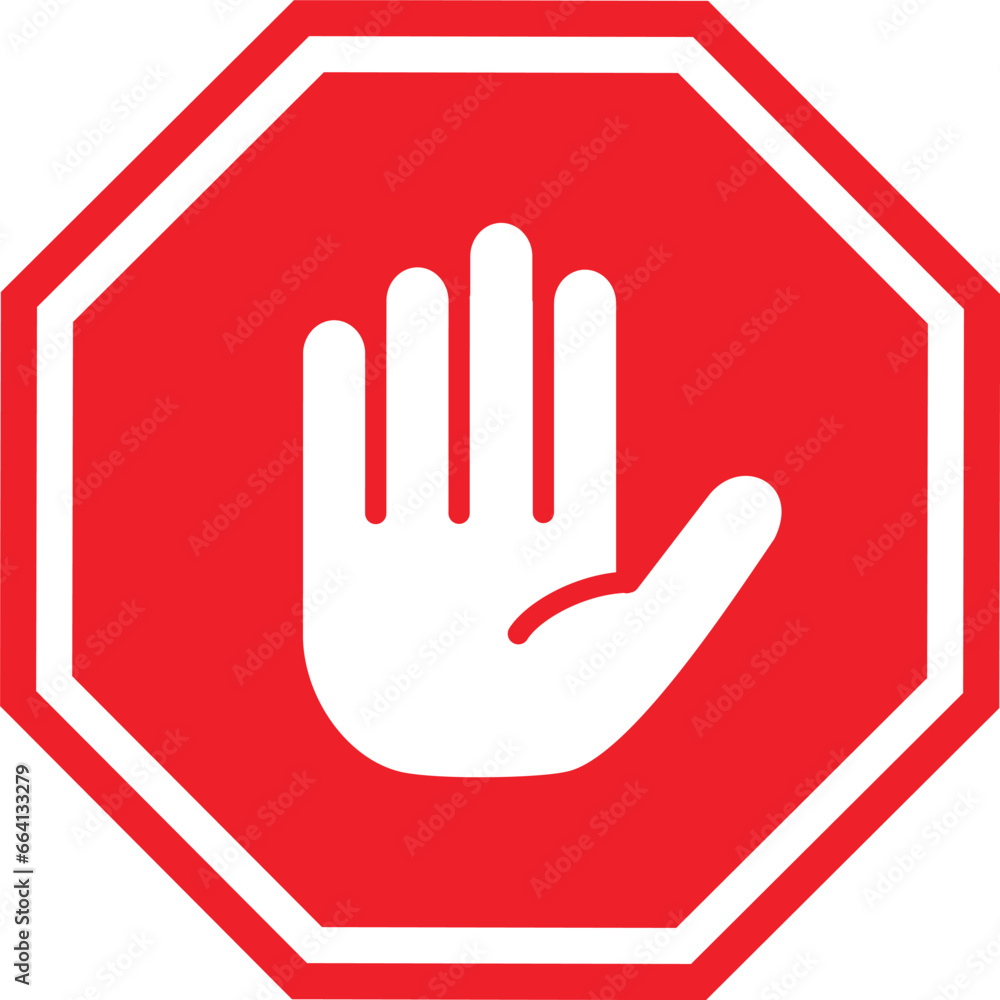 do not enter sign vector.vector stop sign icon. No sign, red warning ... do not enter sign vector.vector stop sign icon. No sign, red warning ...