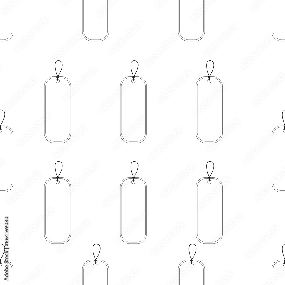 Digital png illustration of white pattern of repeated labels on ...
