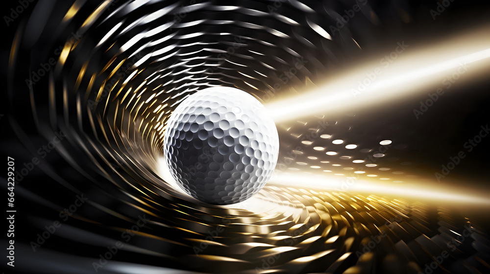This expertly styled photo showcases the ultimate golf ball, designed ...