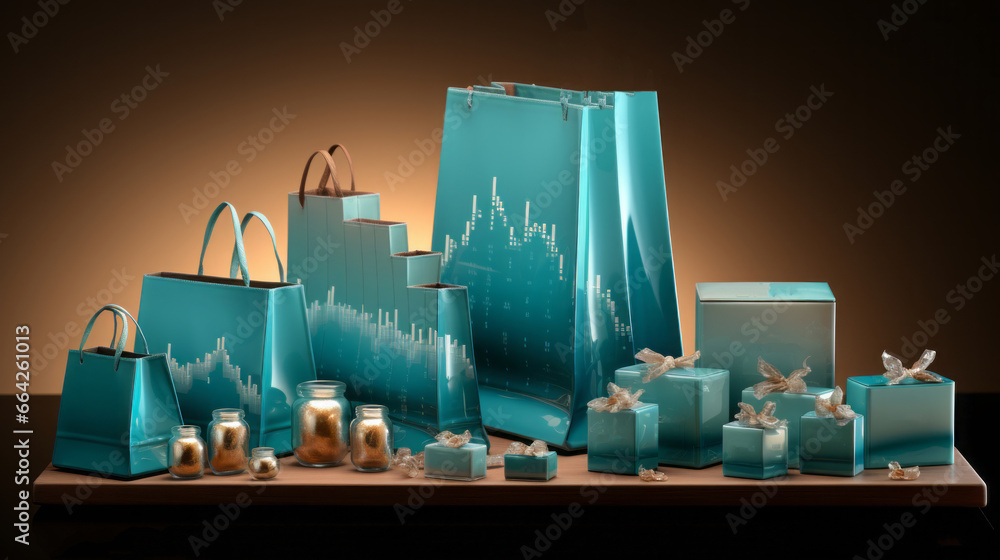Blue Discount Waves: Wavy dynamic lines in different shades of blue to ...