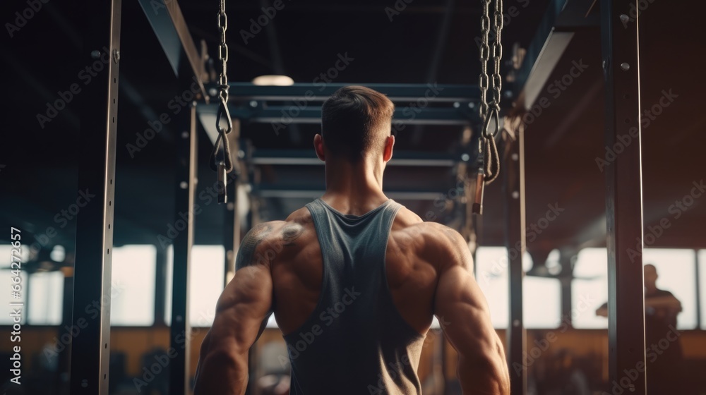 The Ultimate Physique - Muscular Man in the Gym. Fictional characters ...