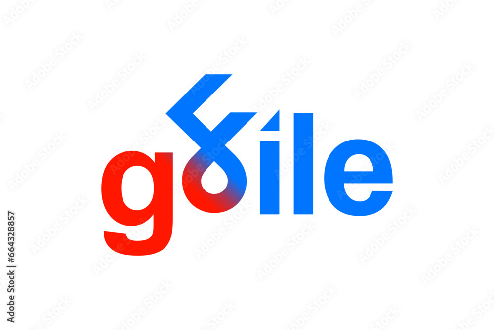 Go file, hand drawn lettering. Modern brush calligraphy design for card ...