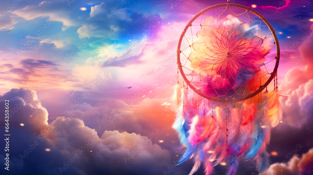 Capturing Dreams: The Mystical Power of the Dreamcatcher. Stock Photo ...