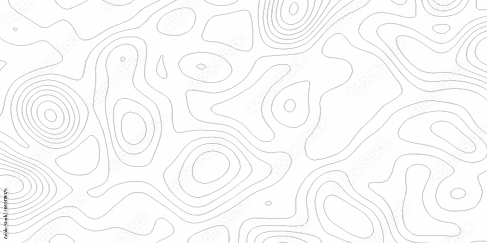 Abstract pattern with lines topographic map background. Topography and ...