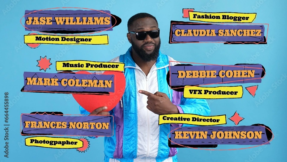 Fancy Lower Thirds Stock Template | Adobe Stock