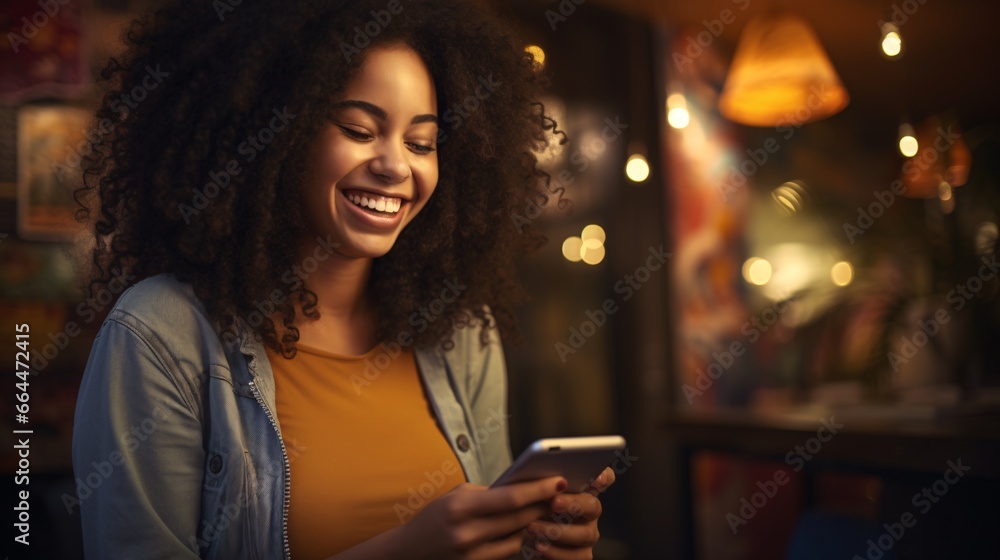 The merriment of the young girl, seen through her chuckles while ...