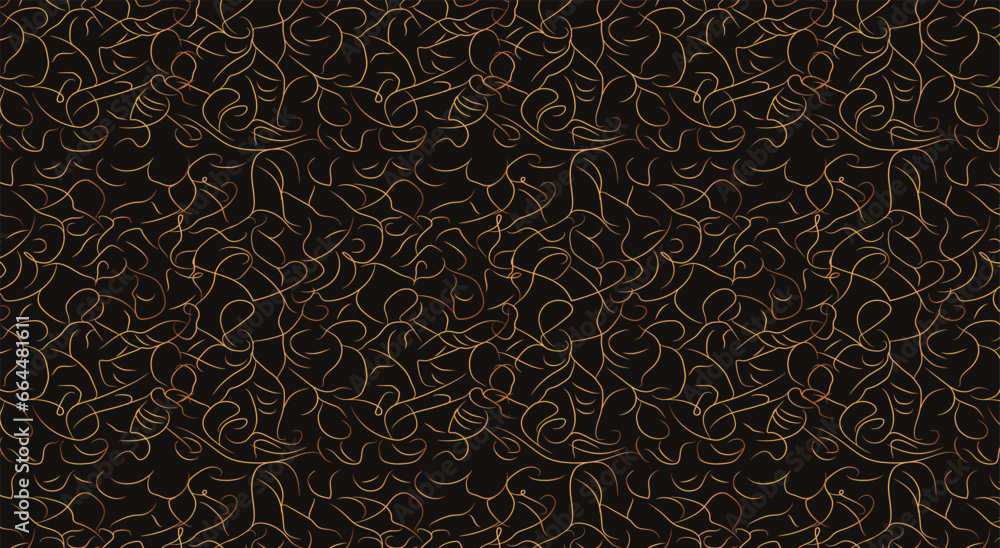 designs with ready-to-print short curve gold lines patterns from our ...