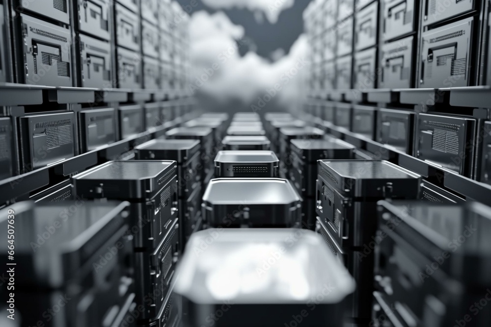 Data storage in a metal database accessible via cloud computing and ...