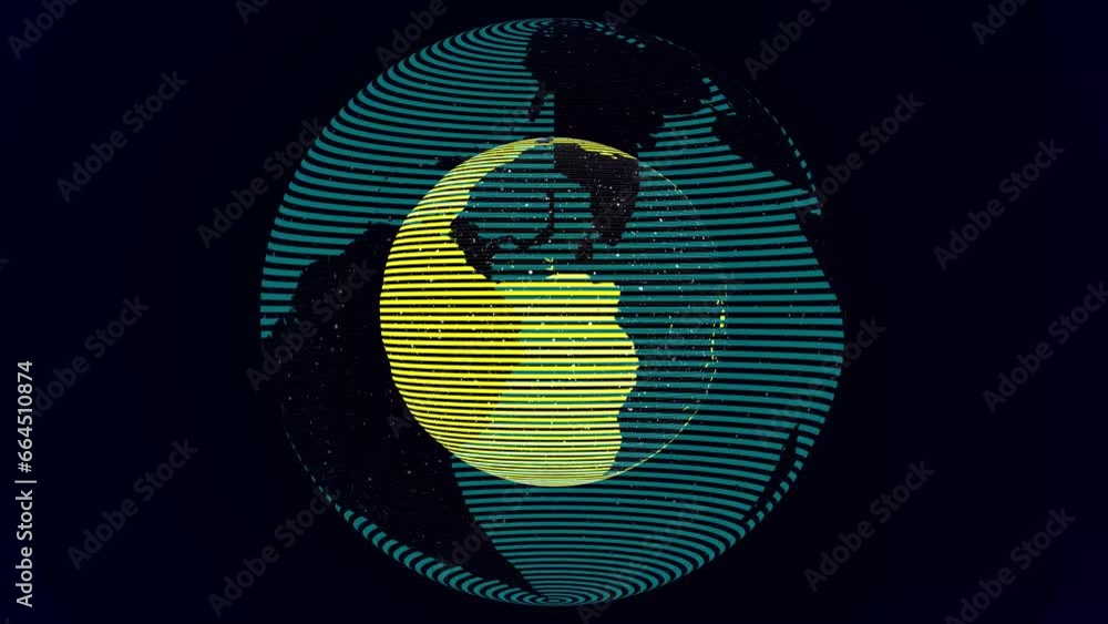 Slow speedy moving pixel art earth. Looping earth. Realistic Earth ...