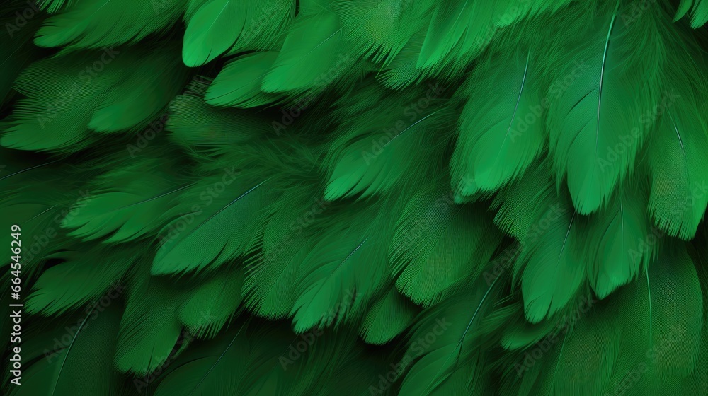 Beautiful abstract green feathers background, feather texture Stock ...