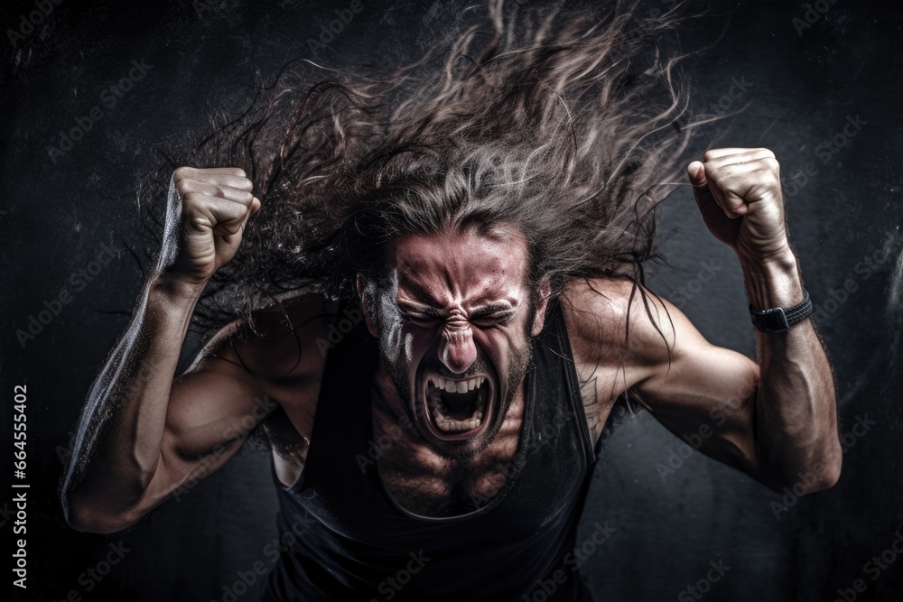 howling, roaring, hysterical, furious, wrath, outburst, frustration ...