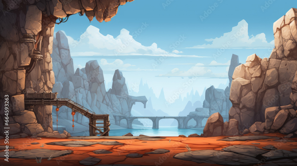 2D game level background asset, grass, gaming backdrop, sand, dirt ...