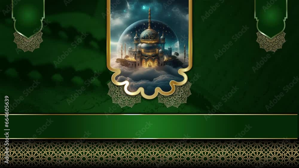 islamic background , muslim mosque , islamic design video wallpaper, 4K ...