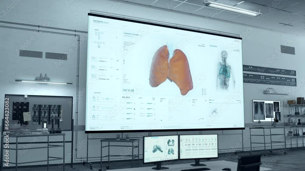 Laboratory Projects Anatomy Examination System Used To Examine Cancer ...