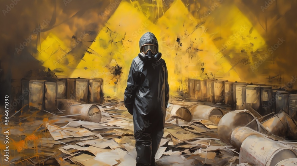 artwork that narrates the human struggle against nuclear waste. This ...