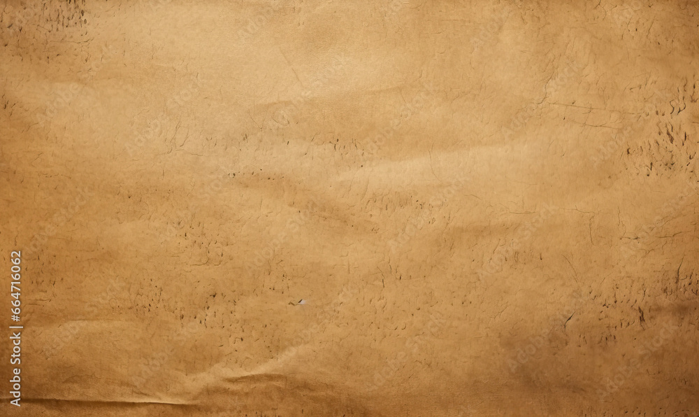 Aged and textured, the dark old paper background reveals a tale of time ...