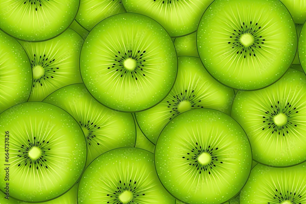 Kiwi Color Wallpaper Background Design: Vibrant Green Kiwi Fruit ...