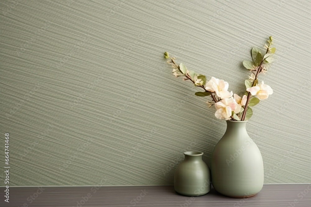 Sage Green Color Fabric Texture: Stunning Interior Wall Design Surface ...