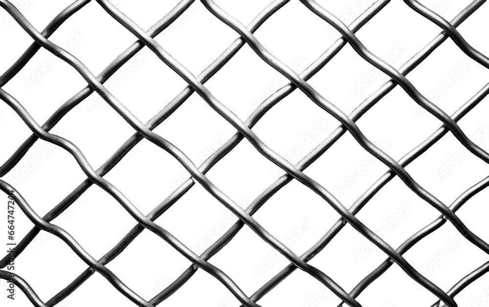 Metal Grid Safety Purpose Realistic Looks on White or PNG Transparent ...