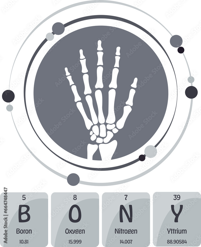 Bony skeletal hand x ray science themed graphic transparent background ...
