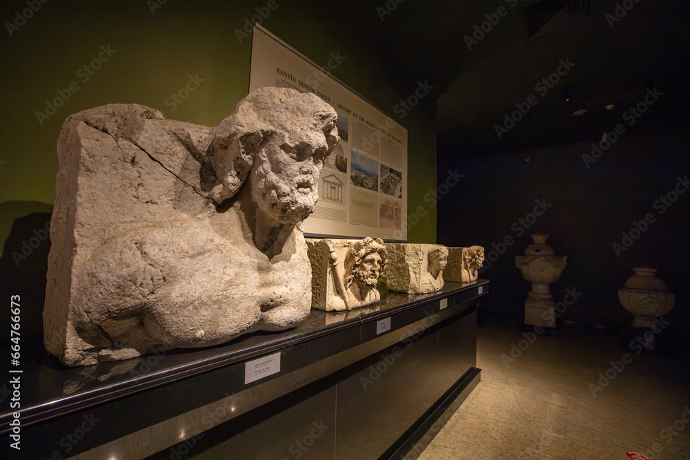 Burdur, Türkiye, October 17, 2023: Burdur Archaeological Museum ...