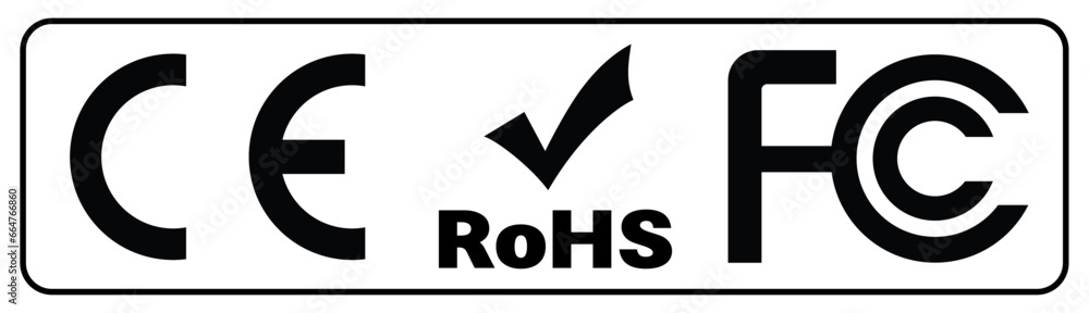 Sign of recycling or Industrial certificate standard safety logo CE ...