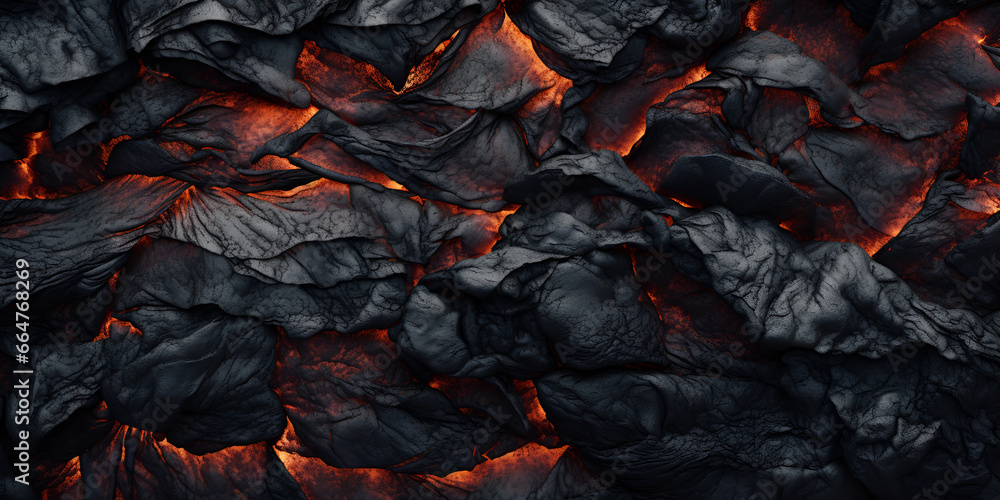 Coal lava vulcanic seamless texture ,Volcano lava background Stock ...