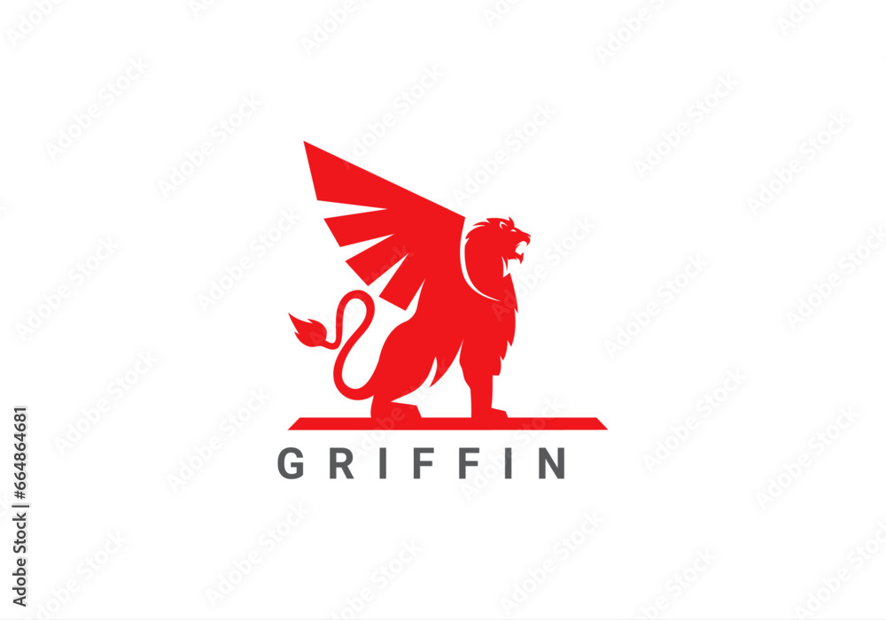 griffin, griffin logo, griffin head, phoenix logo, creature, fantasy ...