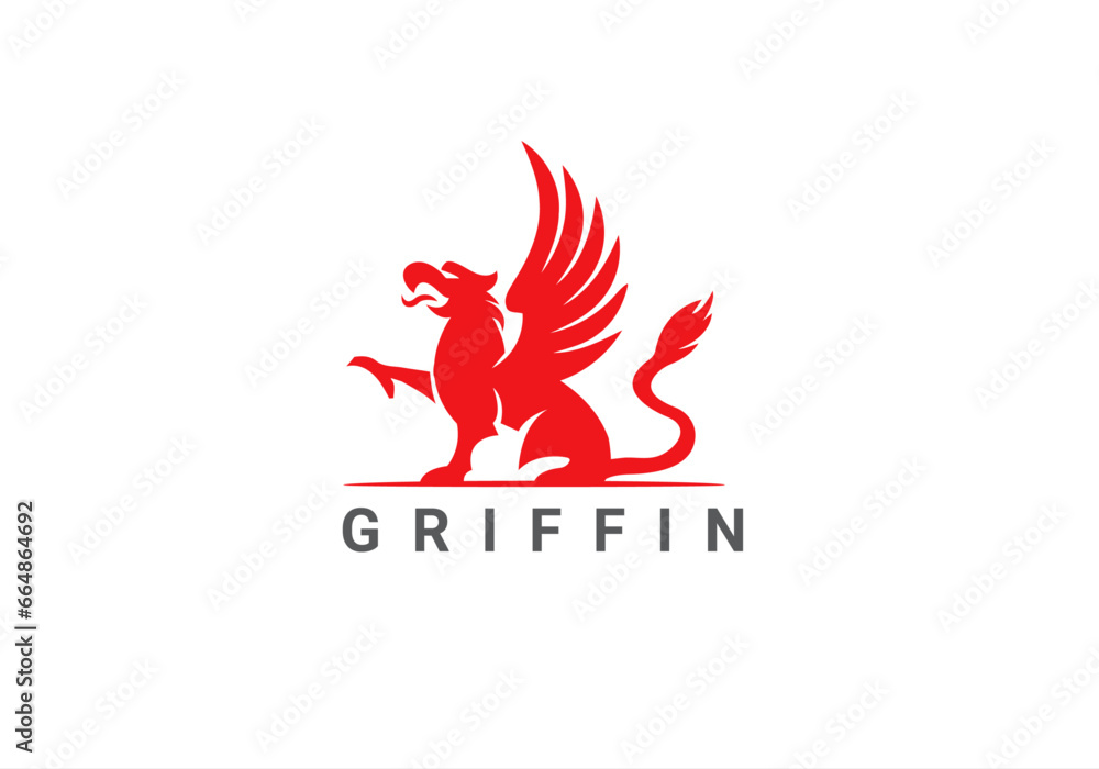 griffin, griffin logo, griffin head, phoenix logo, creature, fantasy ...