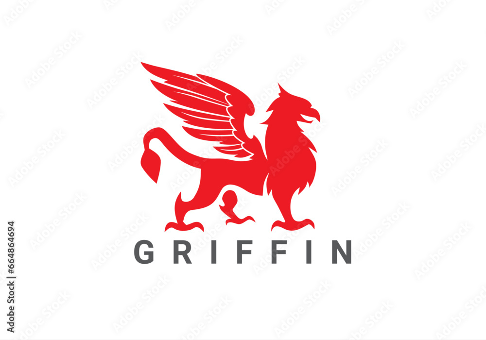griffin, griffin logo, griffin head, phoenix logo, creature, fantasy ...