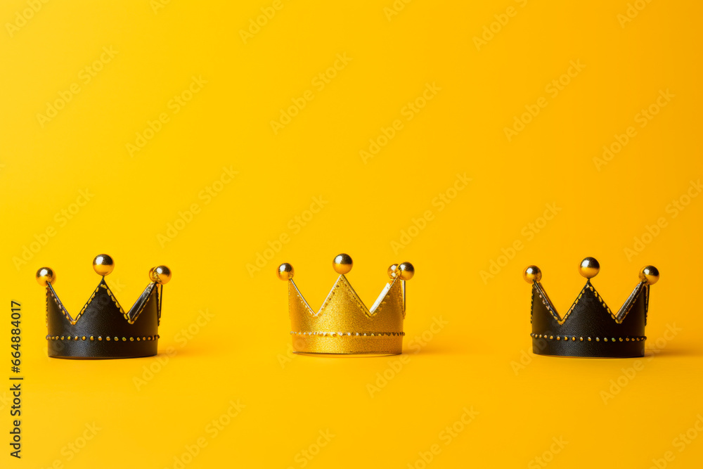 Three crowns as a symbol of the celebration of the Day of the Three ...