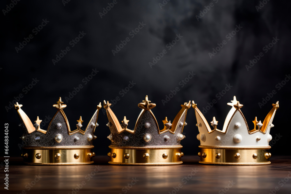 Three crowns as a symbol of the celebration of the Day of the Three ...