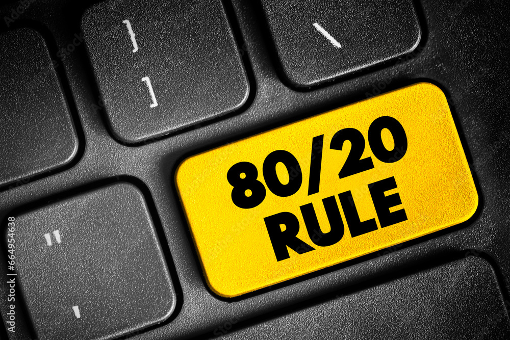 80 20 Rule - The Pareto principle states that for many outcomes ...