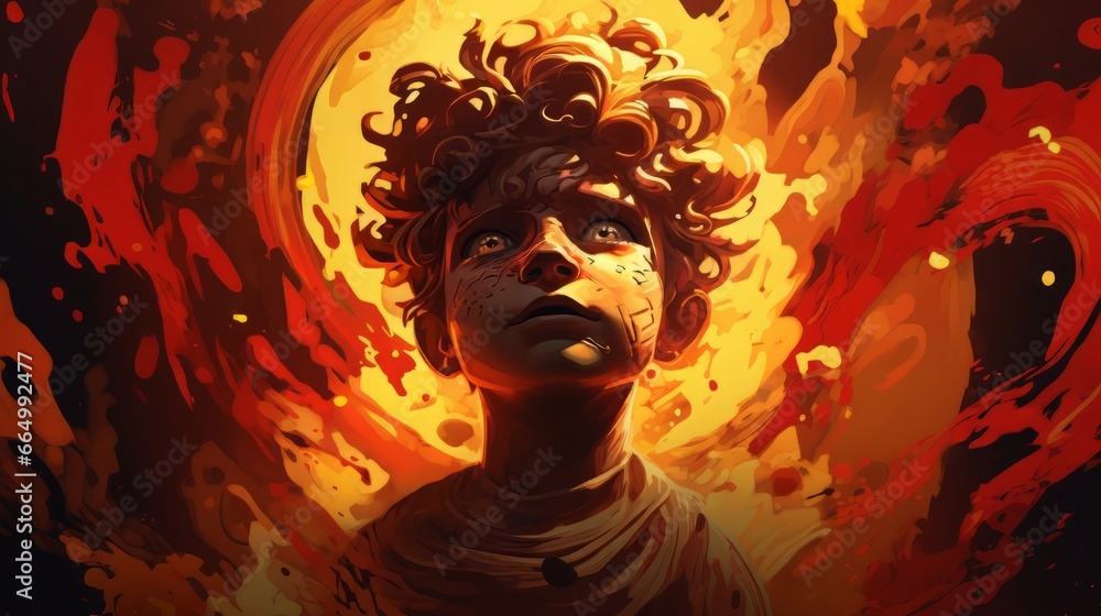 Hades as a child - The greek god of the underworld and god of the dead ...