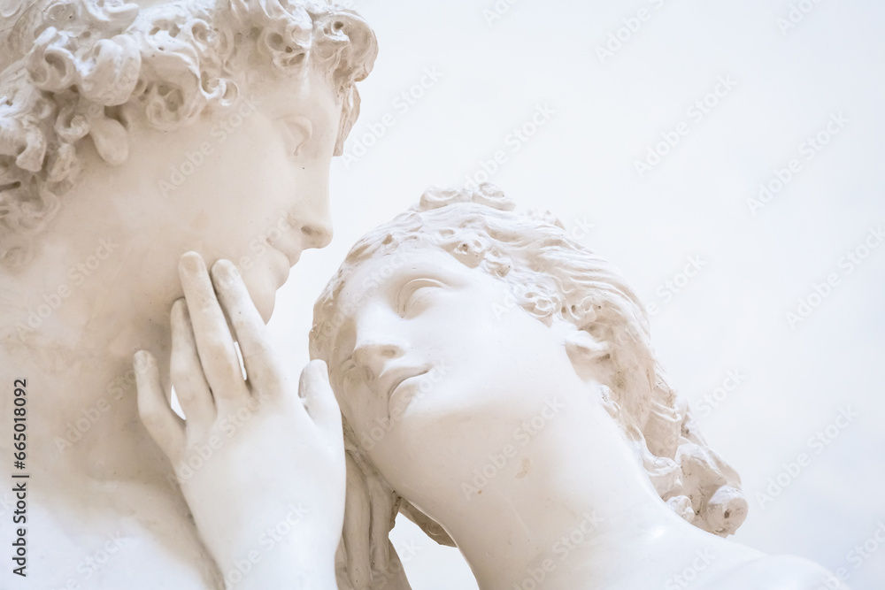 Possagno, Italy: Venus and Adonis, work by Antonio Canova, 1794 - Venere e Adone Stock Photo ...