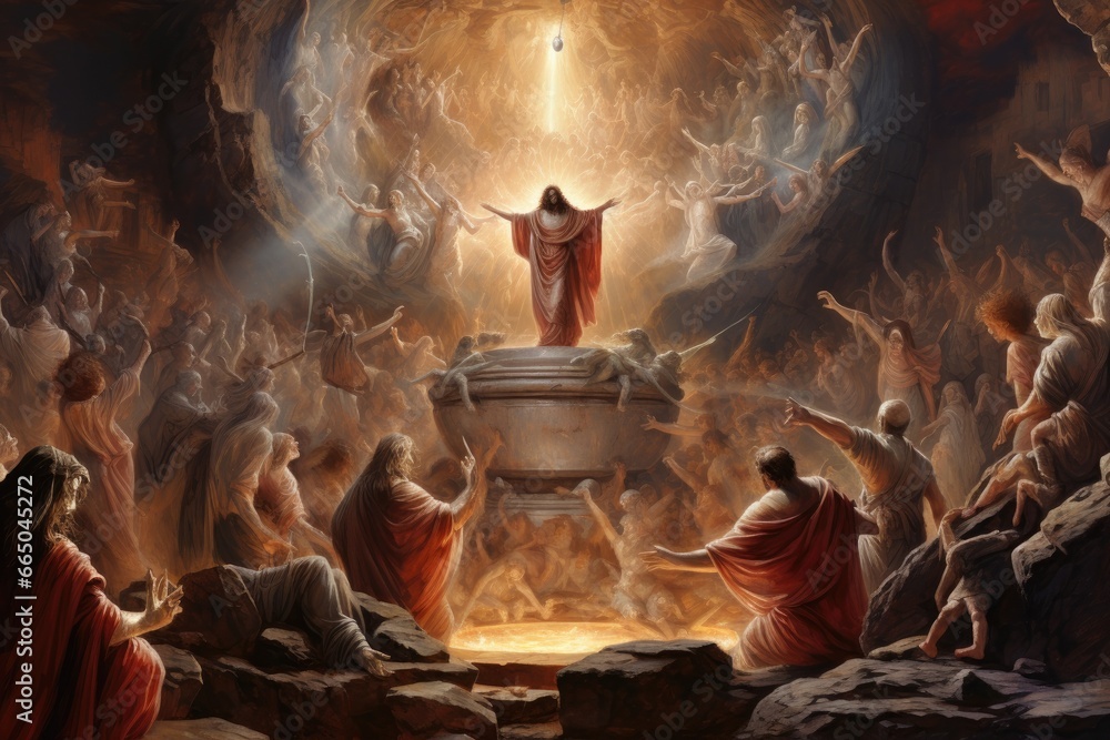 Photo & Art Print Resurrection of Jesus, empty tomb, victory over death ...