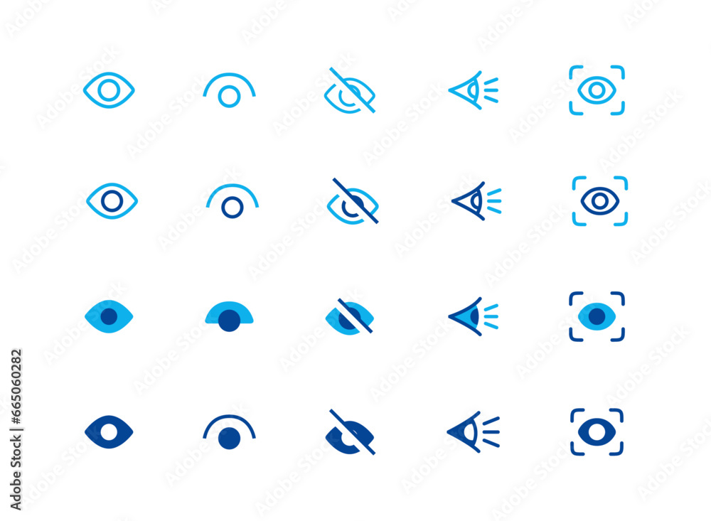 Eye icon. eyeball for vision sign. Lens bright, visibility, vision, eye ...
