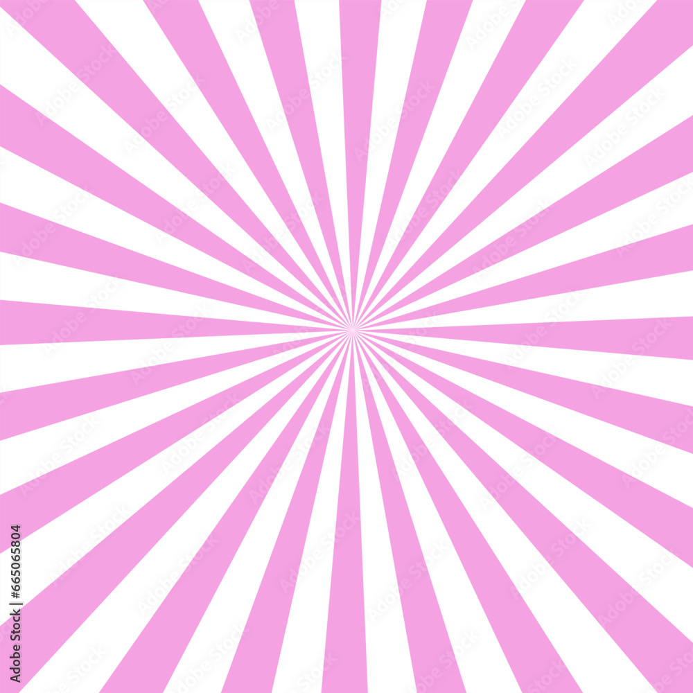 Pink sun Rays, light rays, sunbeam, pink background Stock Vector ...