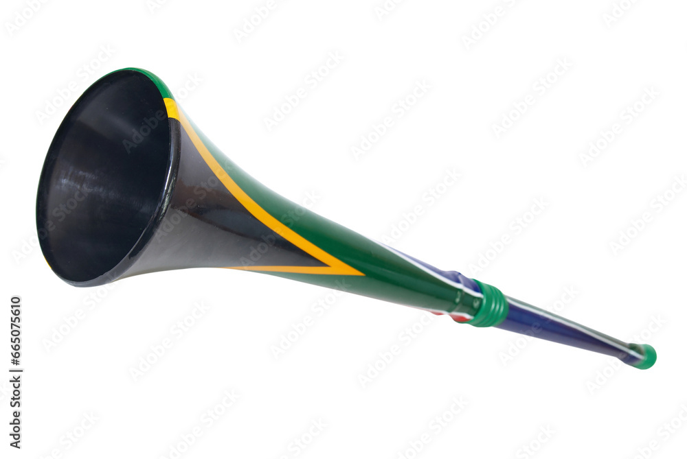 Vuvuzela South African football horn in PNG isolated on transparent ...