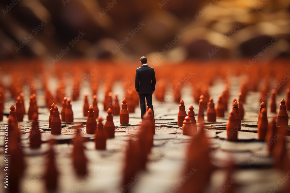 A leader leading by example, working alongside their team, exemplifying ...