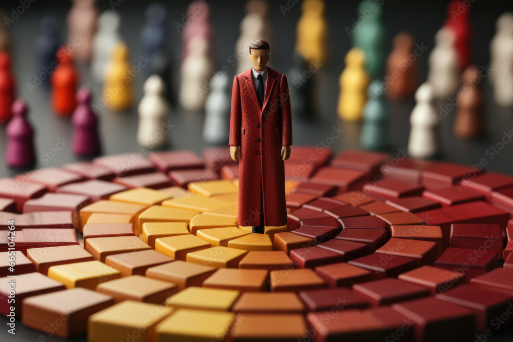 A manager promoting diversity and inclusion in the workplace ...