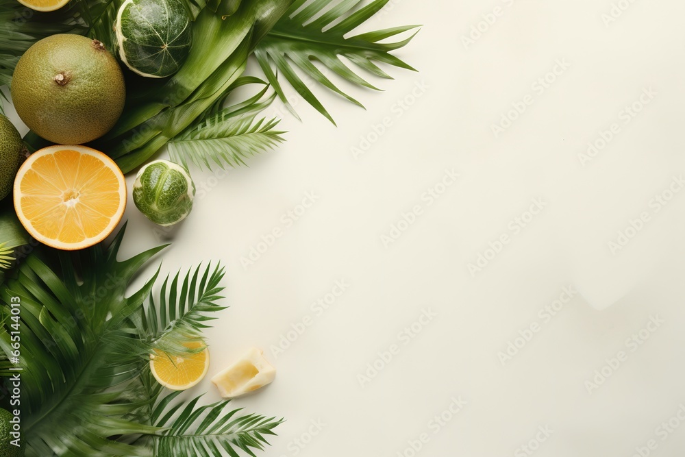 Celebrate World Vegan Day with this vibrant background of fresh fruits ...