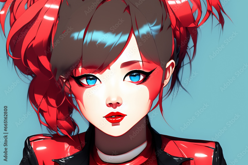 Teen girl. Character ready for animation. Female character animations ...