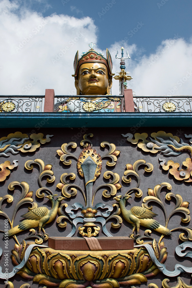 Dakshinkali, Nepal: the 40 metres high statue of Guru Rinpoche ...