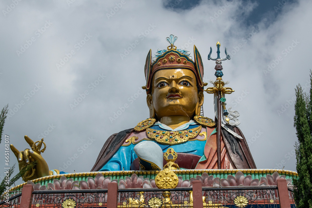 Dakshinkali, Nepal: the 40 metres high statue of Guru Rinpoche ...